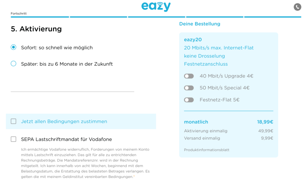 Eazy Internet für Zuhause im Test 2025